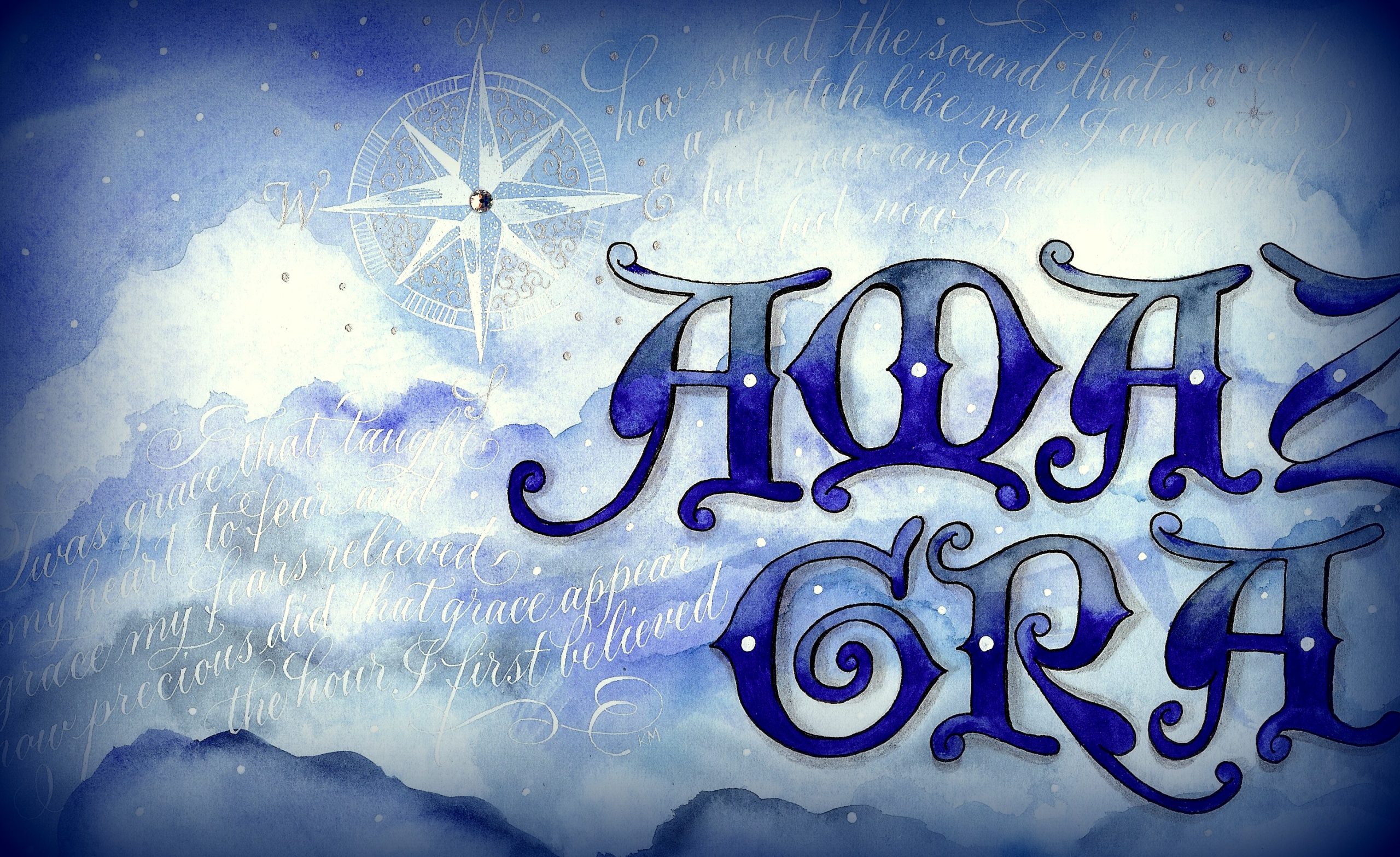 Amazing Grace, A Calligraphy Adventure